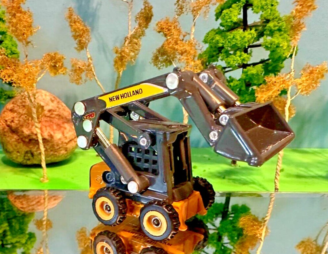 ERTL Quality, Farm Toy, New Holland, Agriculture Layout, Bobcat ...
