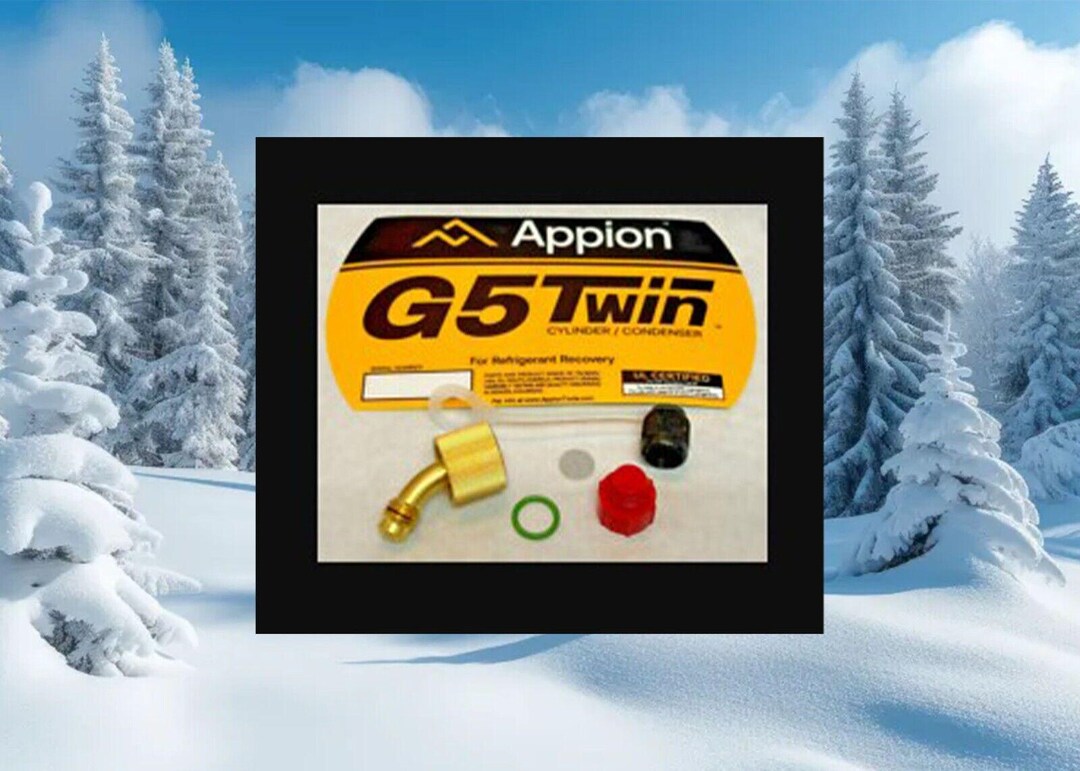 Appion G5 Twin & GS1 Single Swivel Inlet Fitting Kit, for Inlet or ...