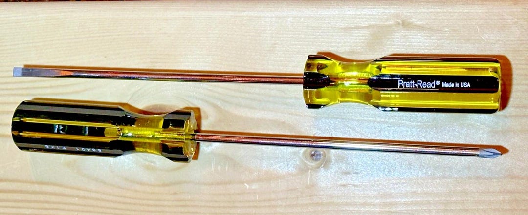 Heavy Duty Screwdriver Set, Pratt-read U.S.A, Professional Tools - Etsy