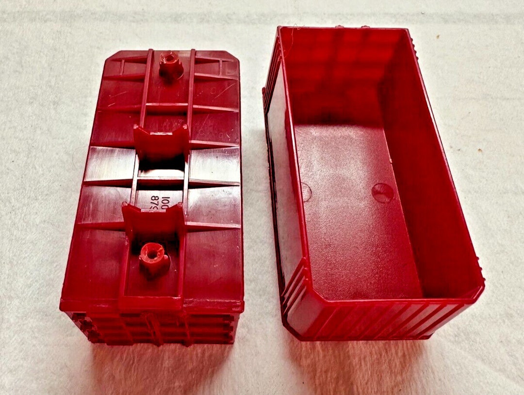 ERTL Dump Truck Fixed Position Box Assembly, Red, for Custom Jobs 1 One ...