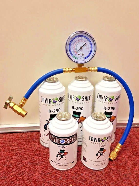 R-290 Recharge Kit Pro Seal & Pro Dry Gauge Subject t… - Gem