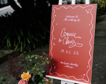 Wedding and Engagement Welcome Sign Template, Editable, Welcome to Our ...