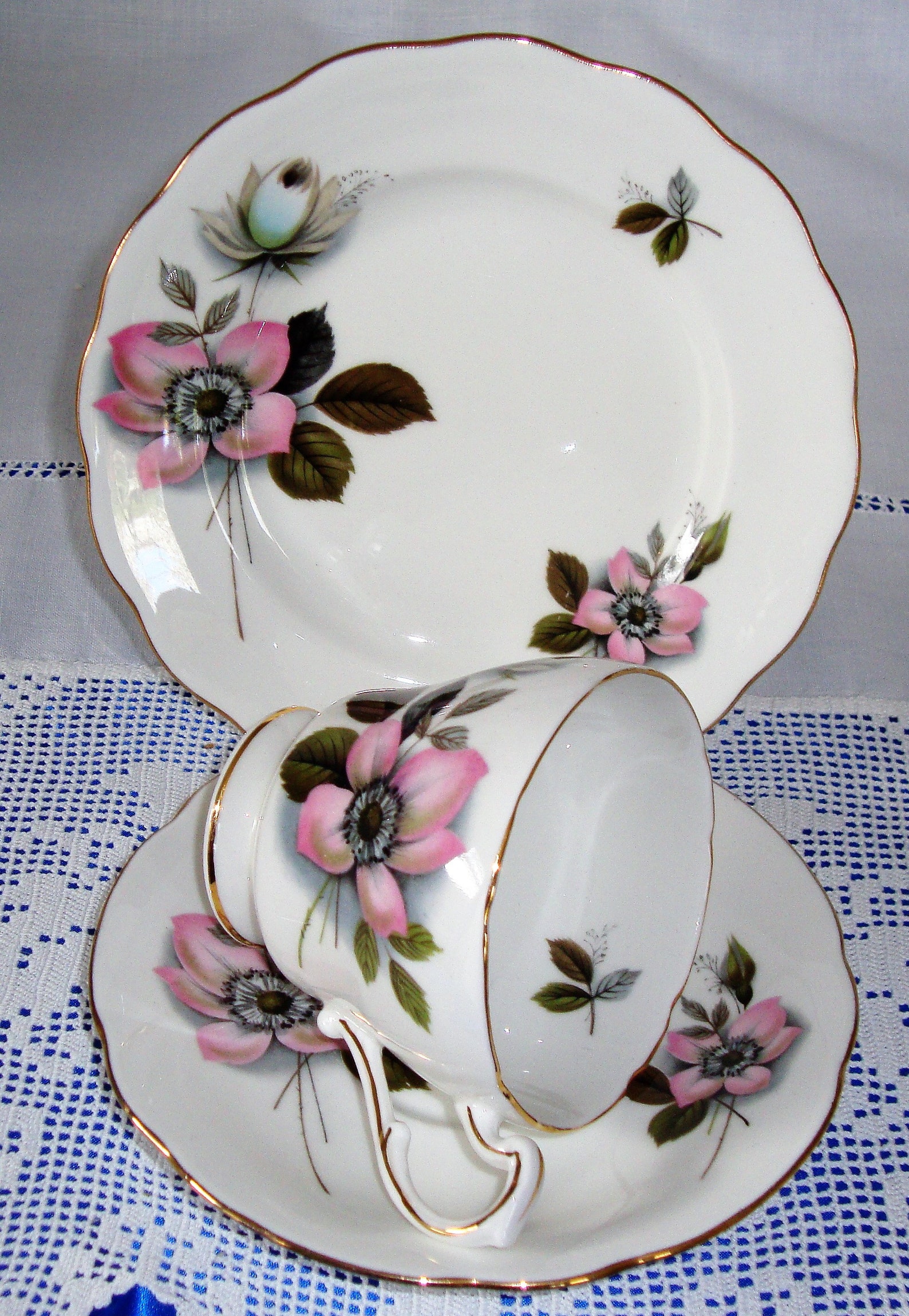 Immaculate PARAGON POMPADOUR Tea Set Perfect 21pc. | Etsy