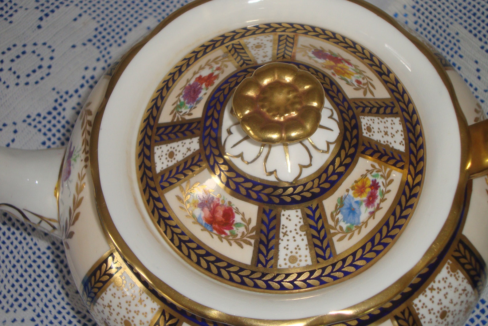 SOLD Antique Paragon Tea Set Made for Queen Mary by PARAGON CHINA ...