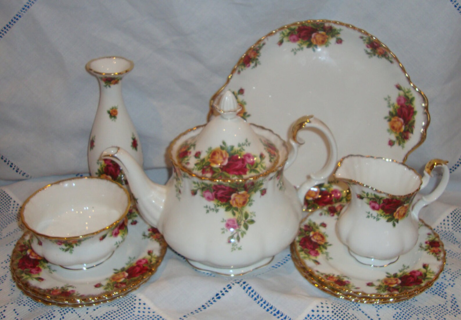 Royal Albert Old Country Roses Tea Set Exquisite A Must for - Etsy