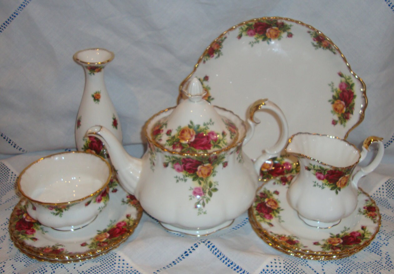 Royal Albert Old Country Roses Tea Set Exquisite A Must for - Etsy