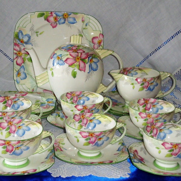 Art Deco Tea Set - Etsy