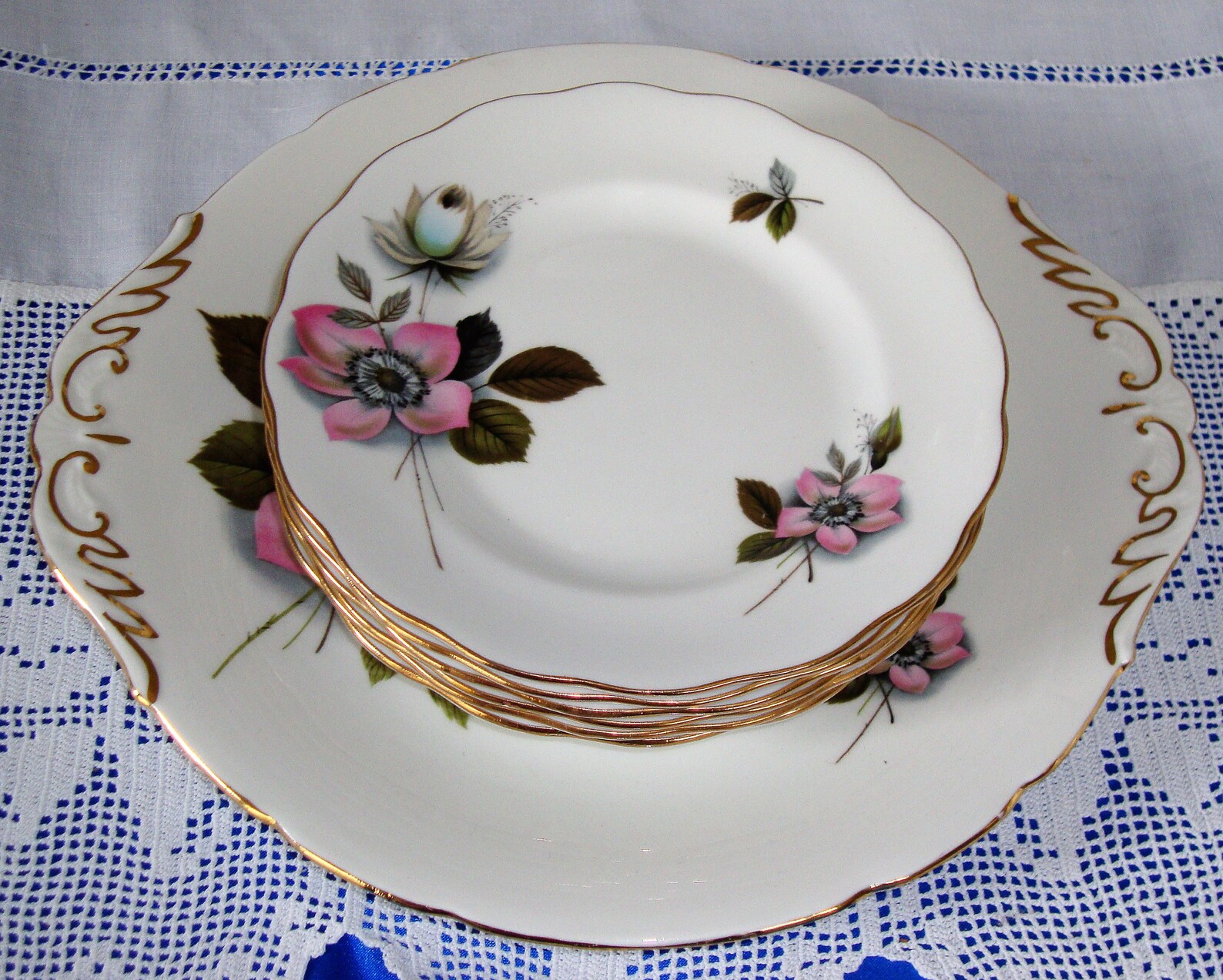 Immaculate PARAGON POMPADOUR Tea Set Perfect 21pc. | Etsy