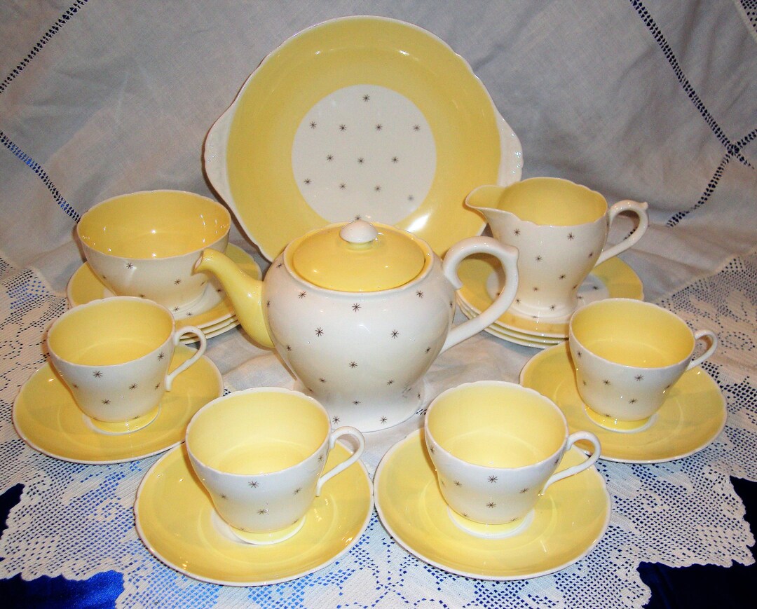 Rare Susie Cooper POLE STAR Tea Set Set Unrivalled Quality - Etsy UK