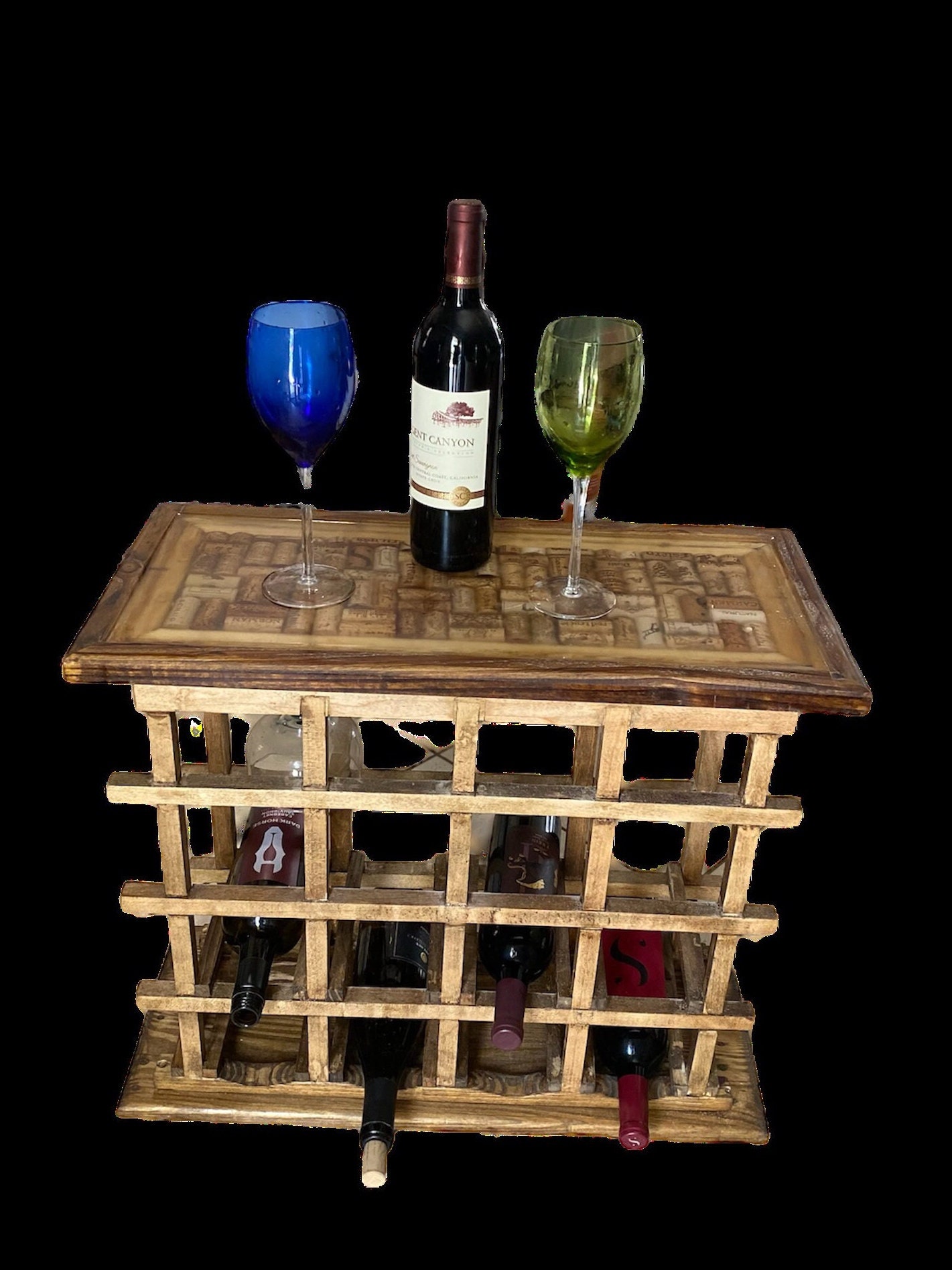Rolling Wine Cart Table. - Etsy