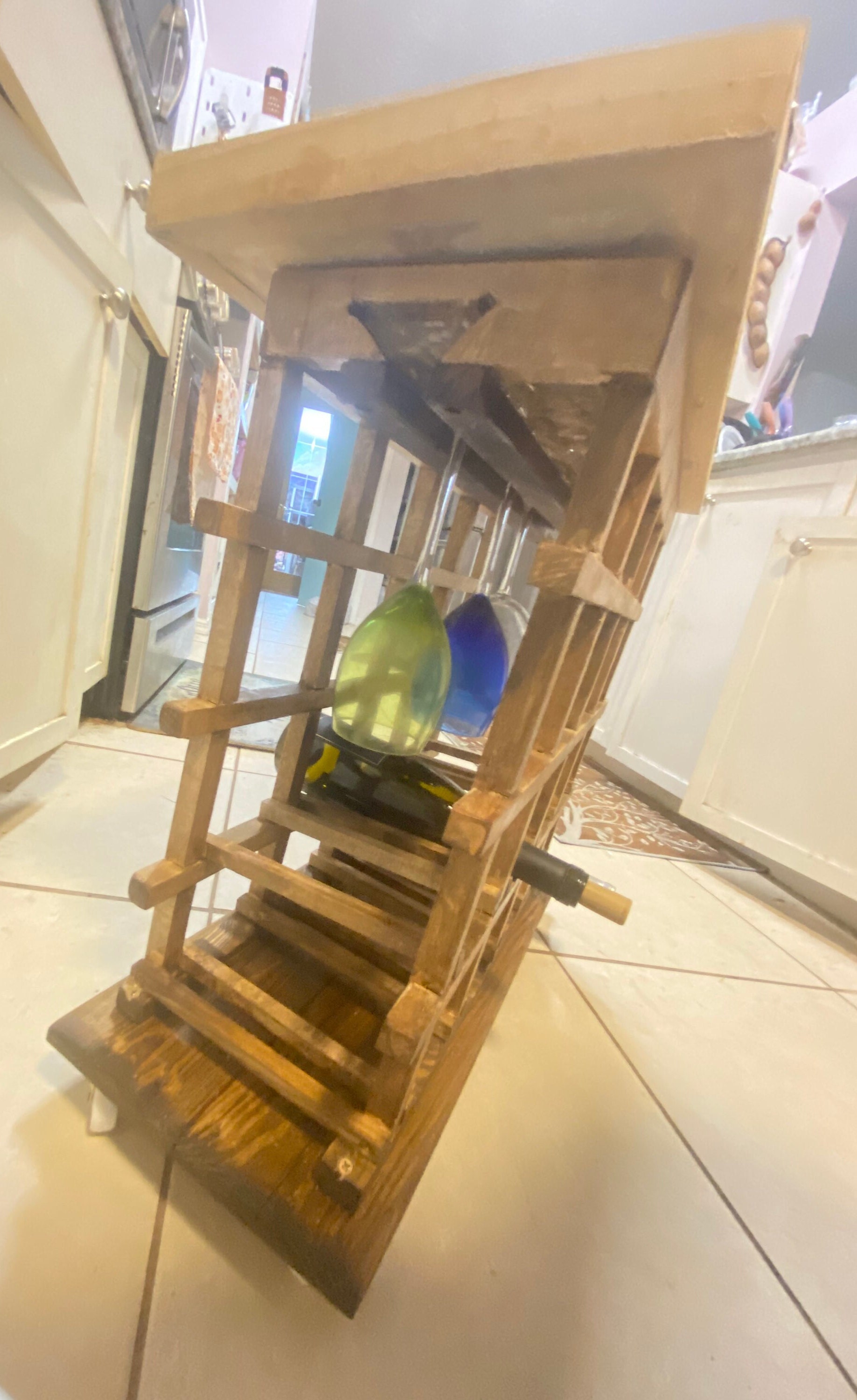 Rolling Wine Cart Table. - Etsy