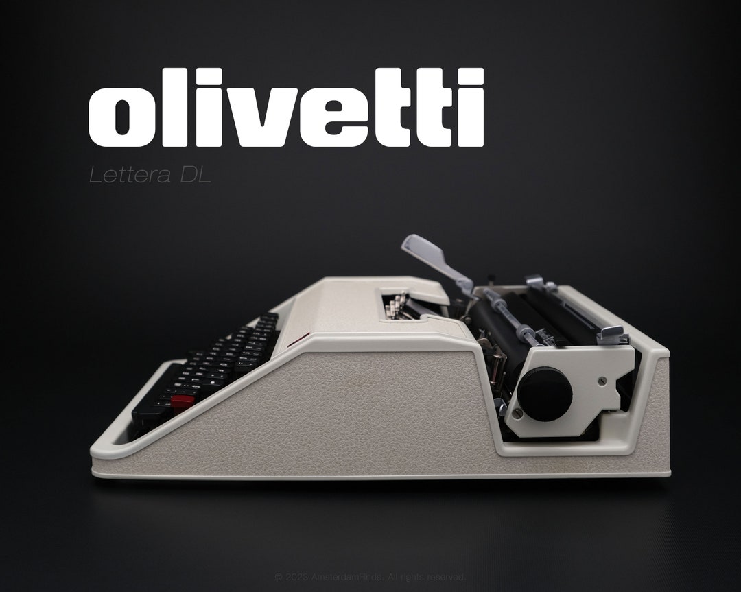 Pre-order Olivetti Lettera DL SPECIAL EDITION Portable - Etsy