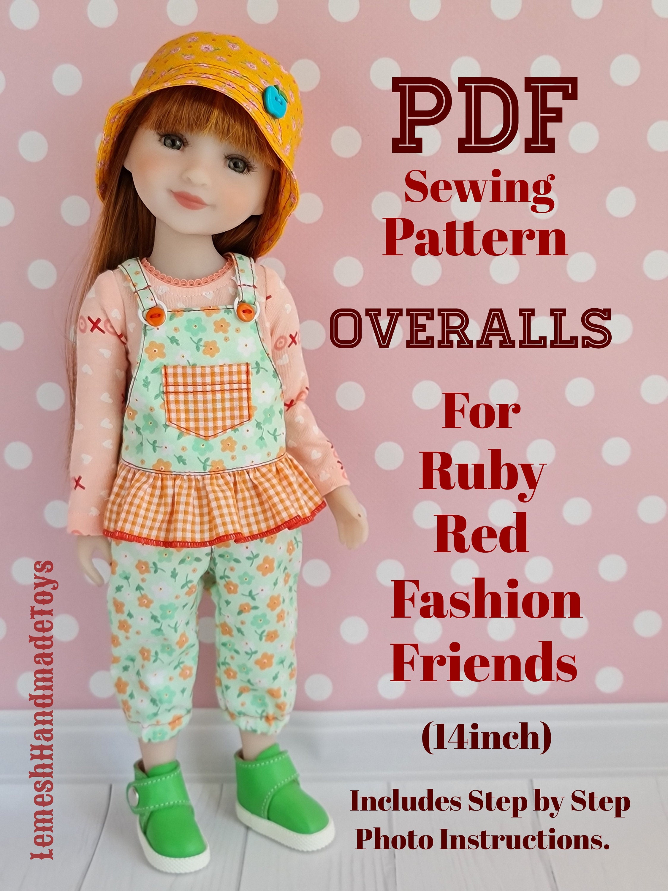 PDF Pattern Clothes for Ruby Red Fashion Friends Doll. 145 - Etsy