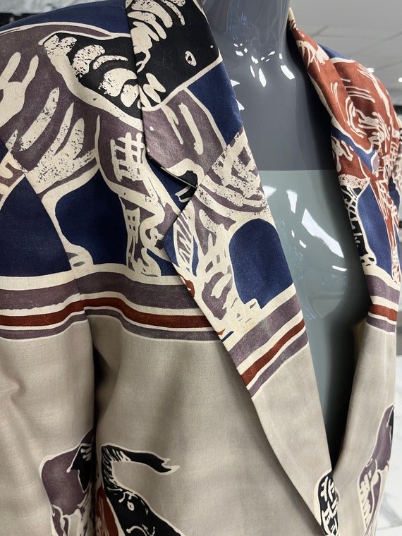 1990s Maurizio Romani Elephant Blazer, Imported from … - Gem
