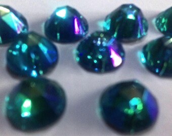 Faceted glass gems | Etsy