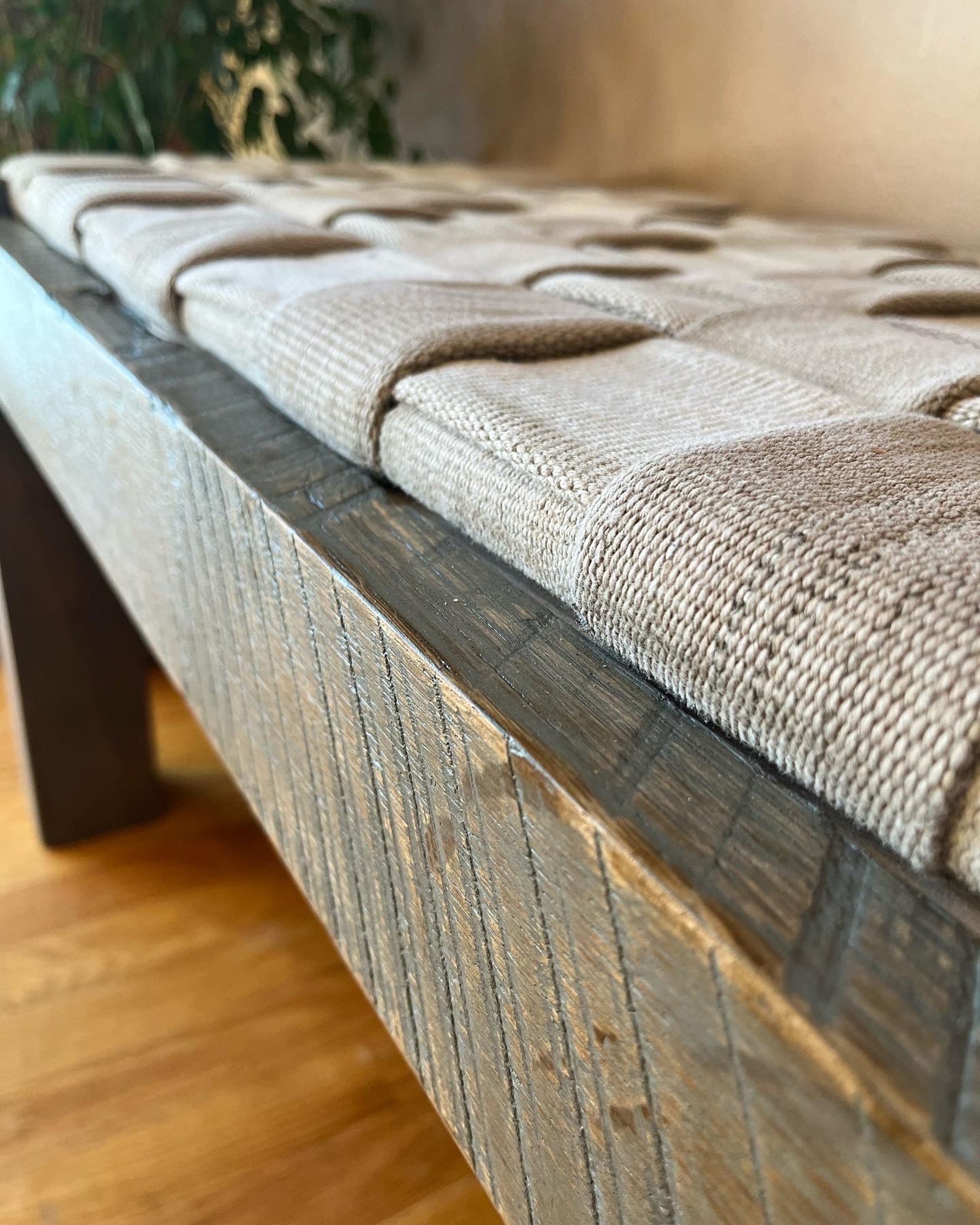 Reclaimed Fire Hose Bench. Custom Sizes and Finishes - Etsy