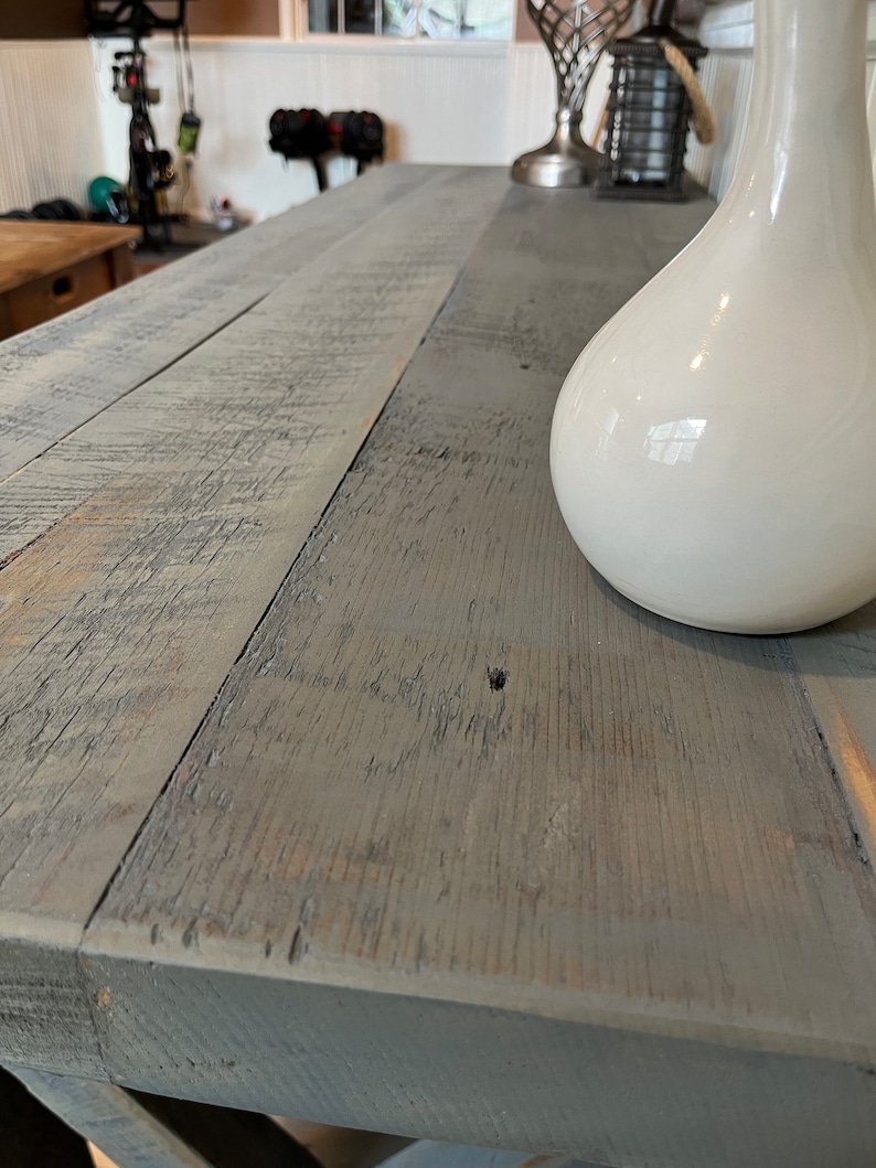 Rustic, Reclaimed Barn Wood Console Table. Custom Sizes and Finishes ...