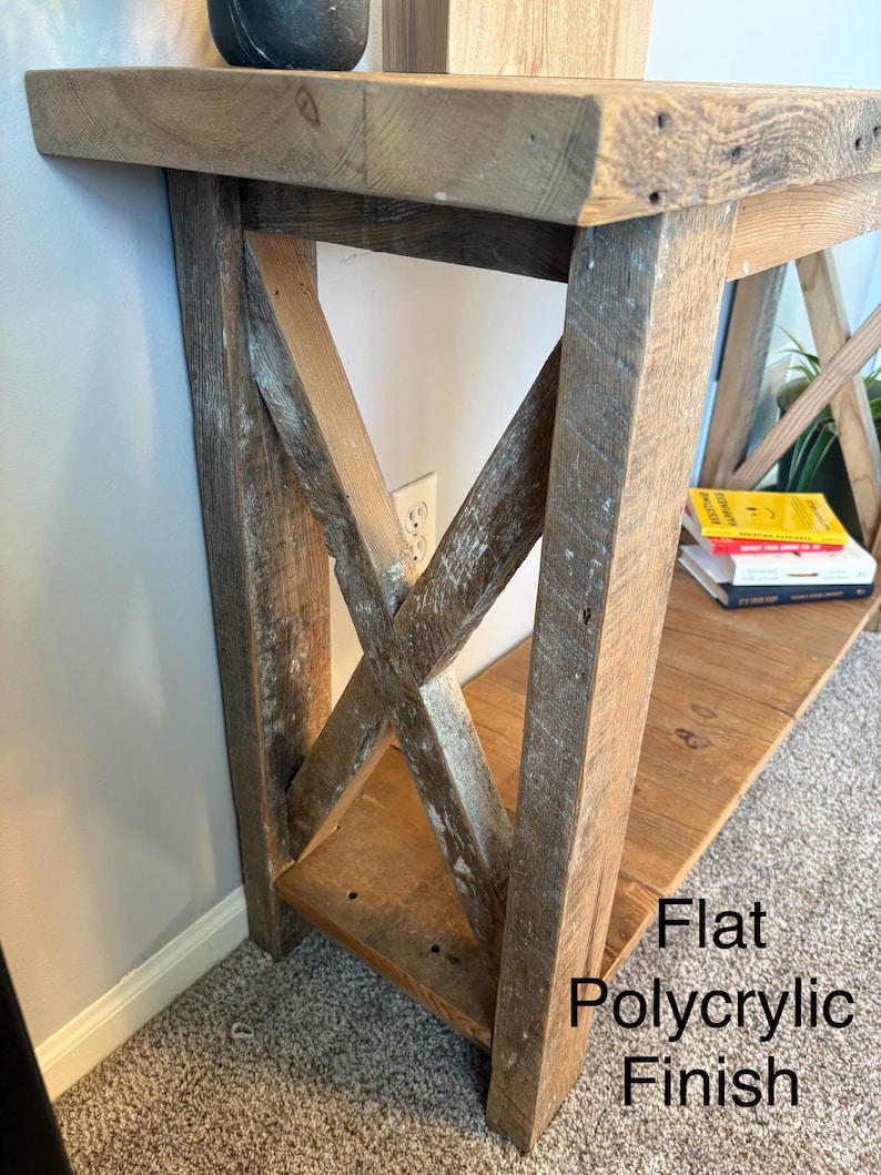 Rustic, Reclaimed Barn Wood Console Table. Custom Sizes and Finishes ...