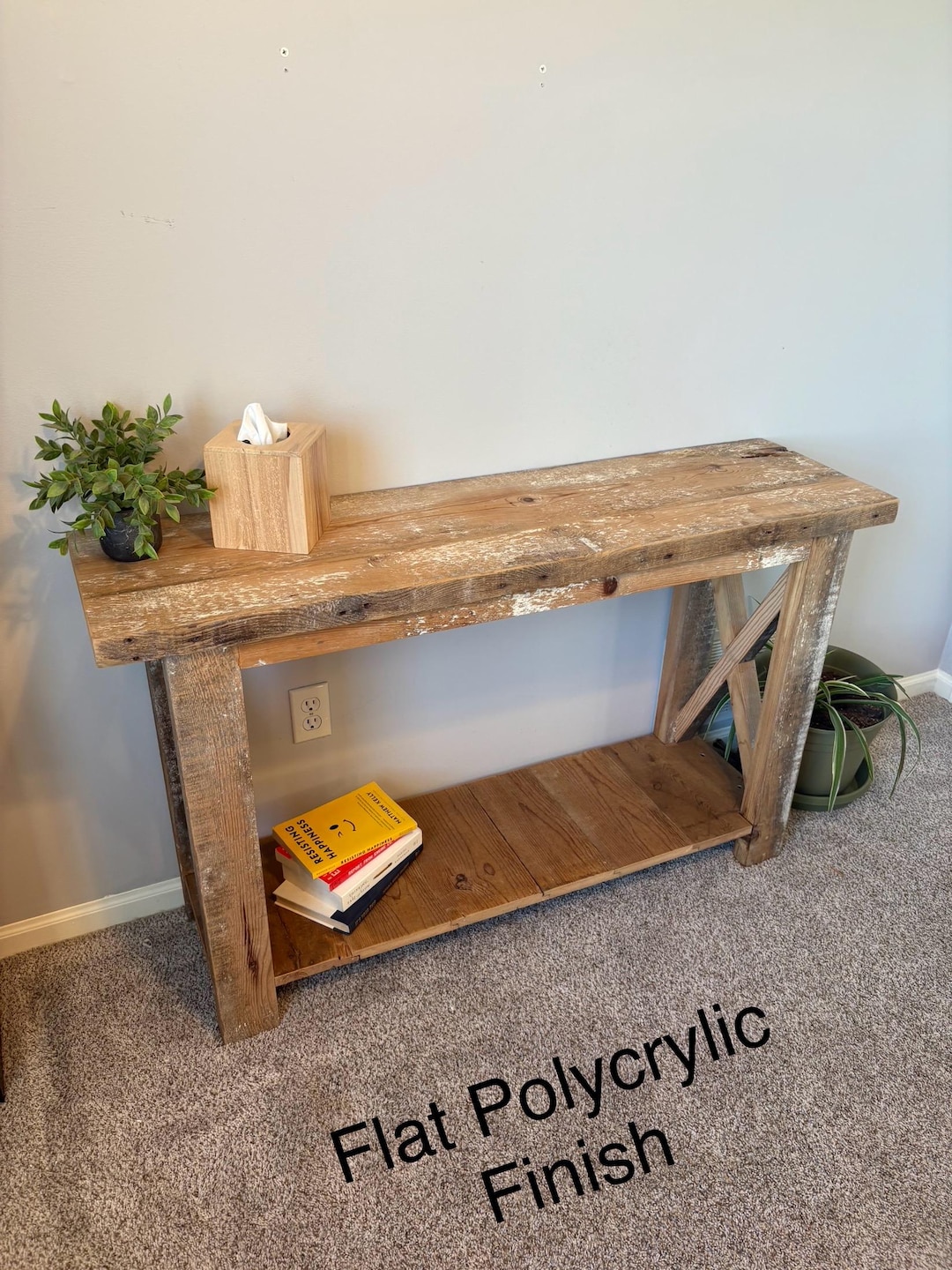 Rustic, Reclaimed Barn Wood Console Table. Custom Sizes and Finishes ...