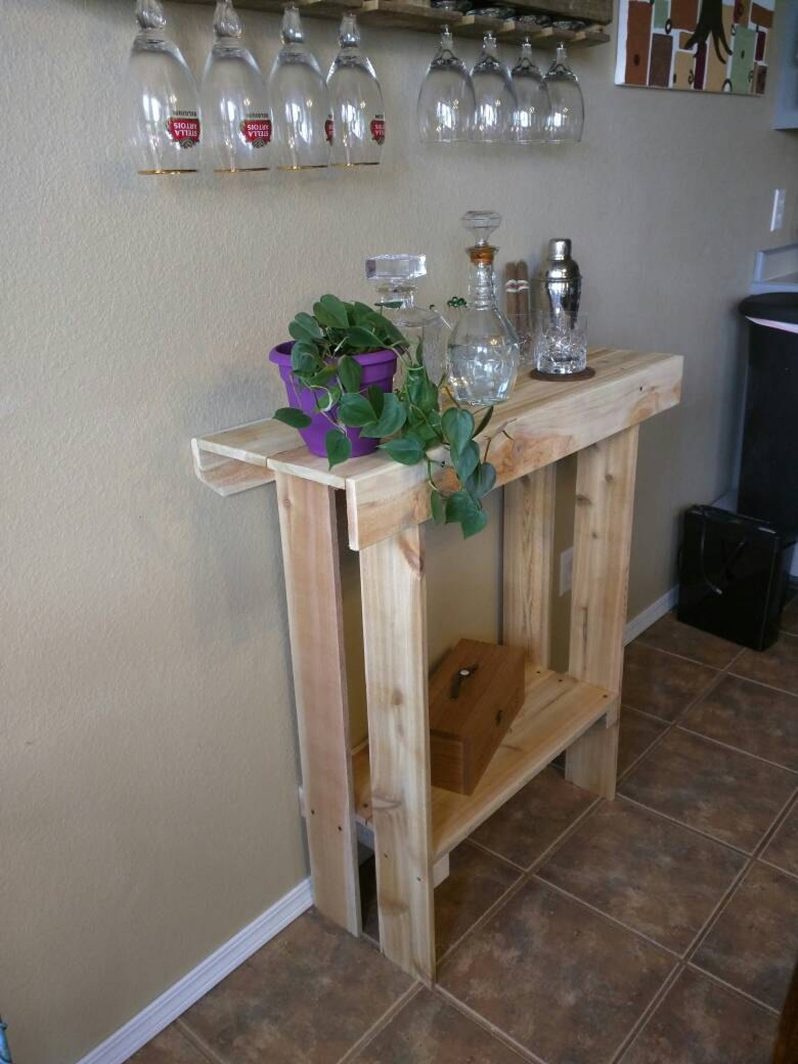 Rustic Cedar Entry Way / Console Table - Etsy