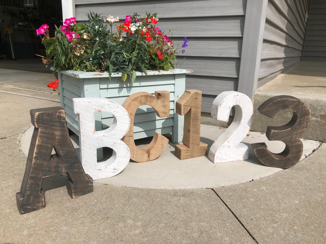 Rustic Distressed Wood Letters. Reclaimed Barn Wood. Any Letter, Font ...