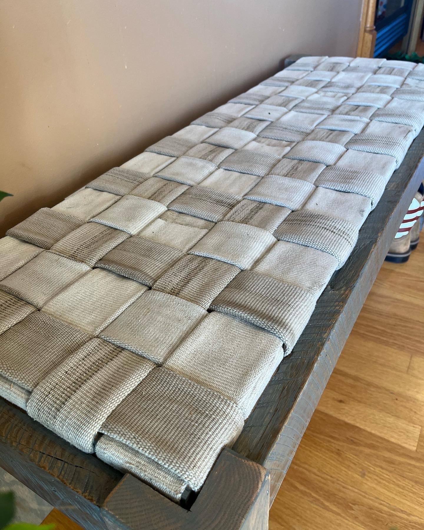 Reclaimed Fire Hose Bench. Custom Sizes and Finishes - Etsy