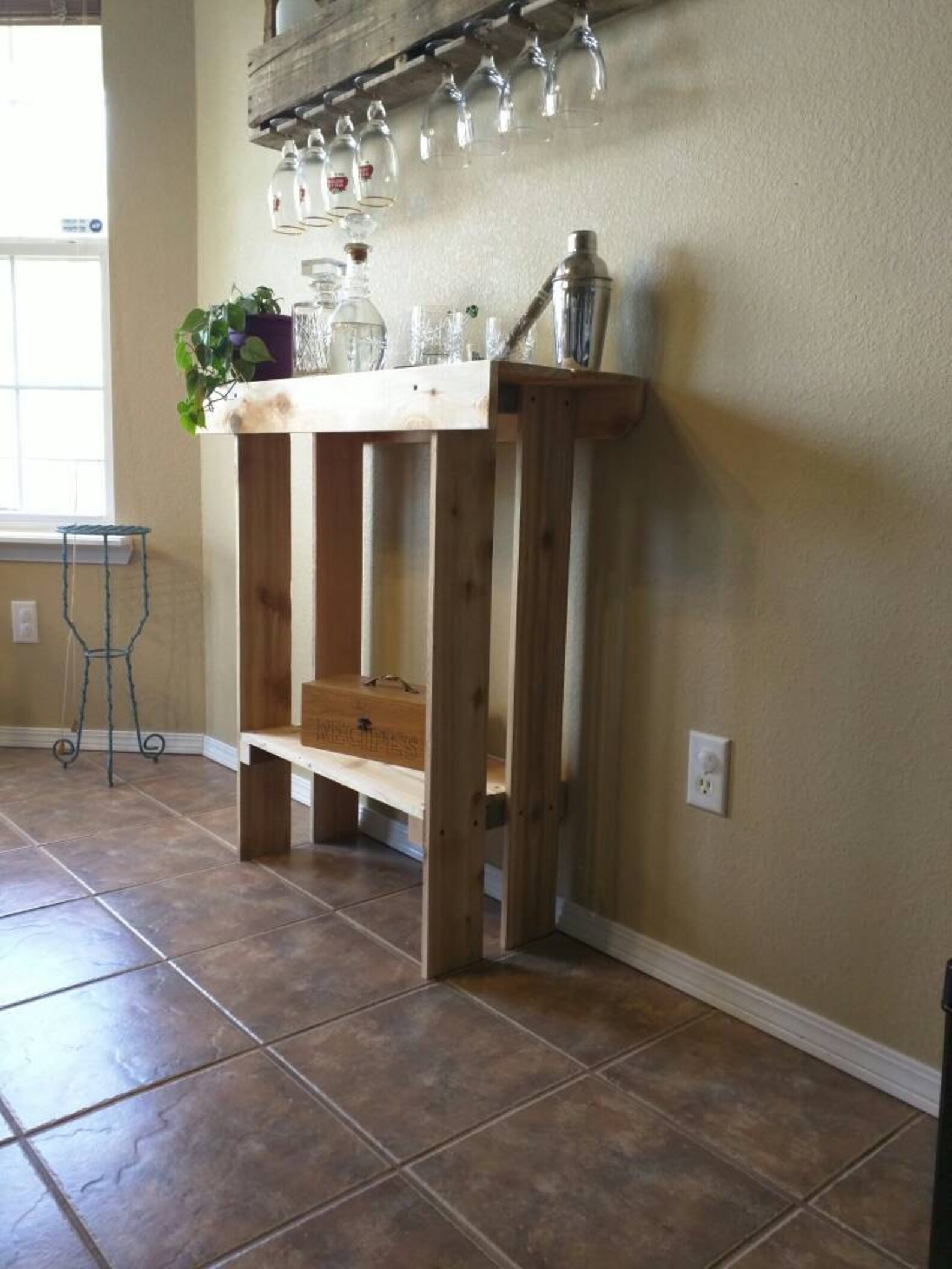 Rustic Cedar Entry Way / Console Table | Etsy