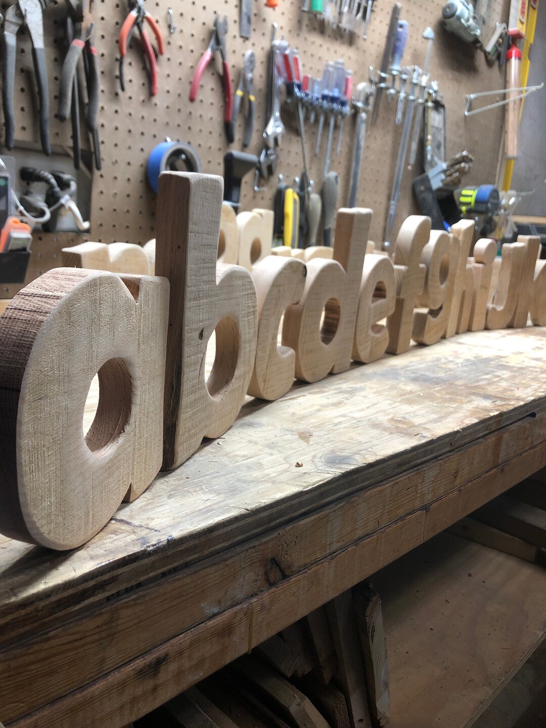 Rustic Distressed Reclaimed Barn Wood Lower Case Letters. Any LETTER ...