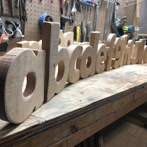 Rustic Distressed Reclaimed Barn Wood Lower Case Letters. Any LETTER ...