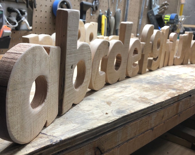 Rustic Distressed Reclaimed Barn Wood Lower Case Letters. Any - Etsy