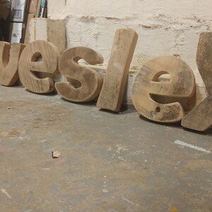 Rustic Distressed Reclaimed Barn Wood Lower Case Letters. Any LETTER ...