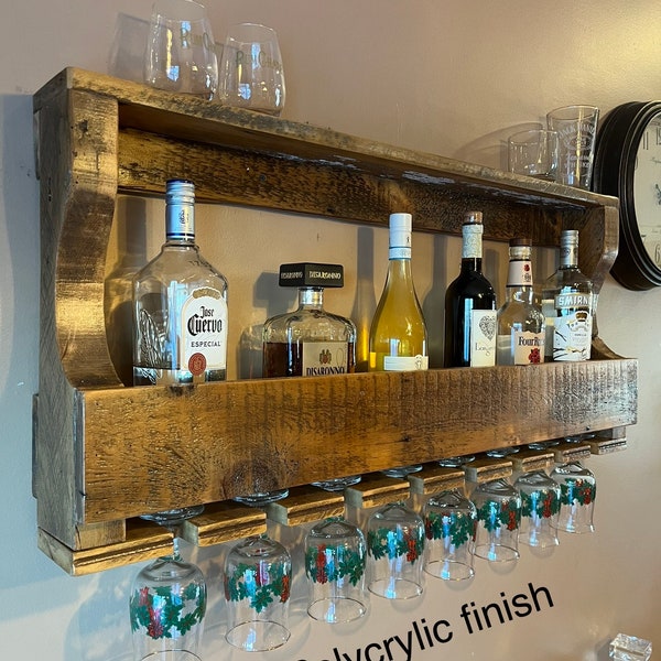 Barn Wood Wine Rack - Etsy