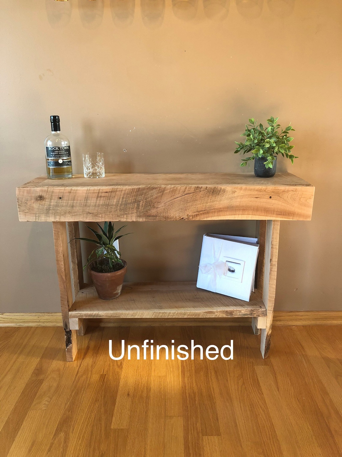 Reclaimed Cherry Wood Entry Way/console Table Rustic - Etsy