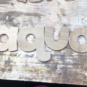 Rustic Distressed Reclaimed Barn Wood Lower Case Letters. Any LETTER ...