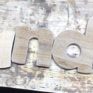 Rustic Distressed Reclaimed Barn Wood Lower Case Letters. Any LETTER ...