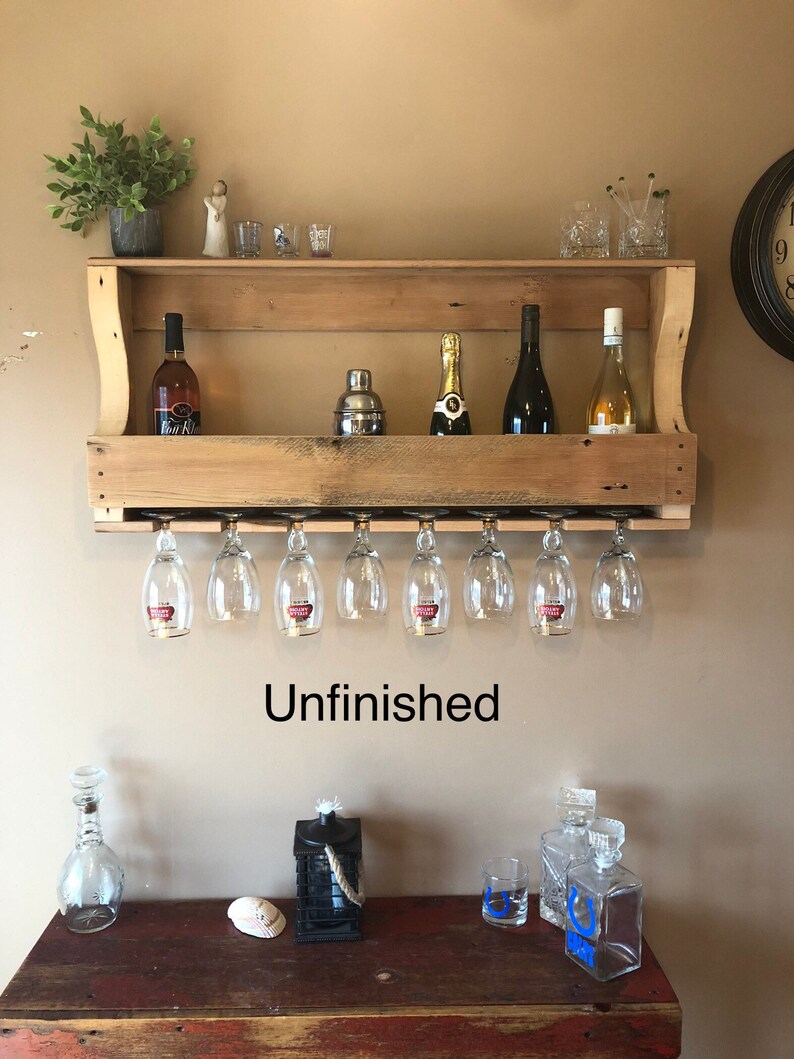 Reclaimed Barn Wood Wine Rack - Etsy