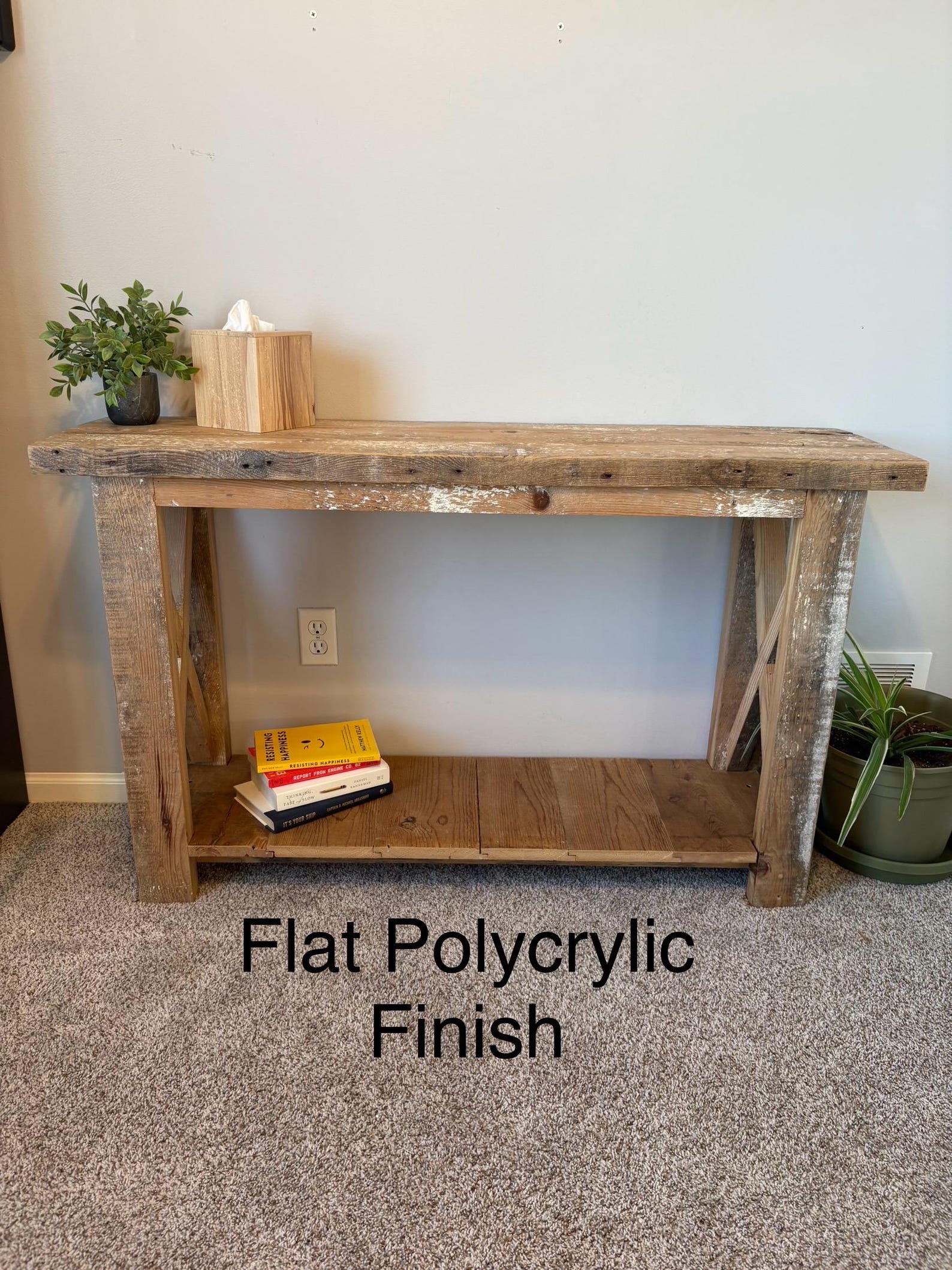 Rustic, Reclaimed Barn Wood Console Table. Custom Sizes and Finishes ...