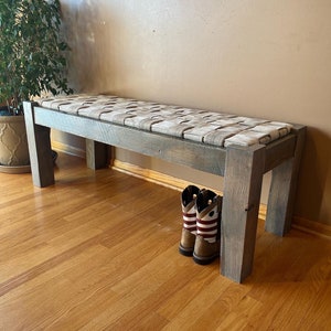 Reclaimed Fire Hose Bench. Custom Sizes and Finishes - Etsy