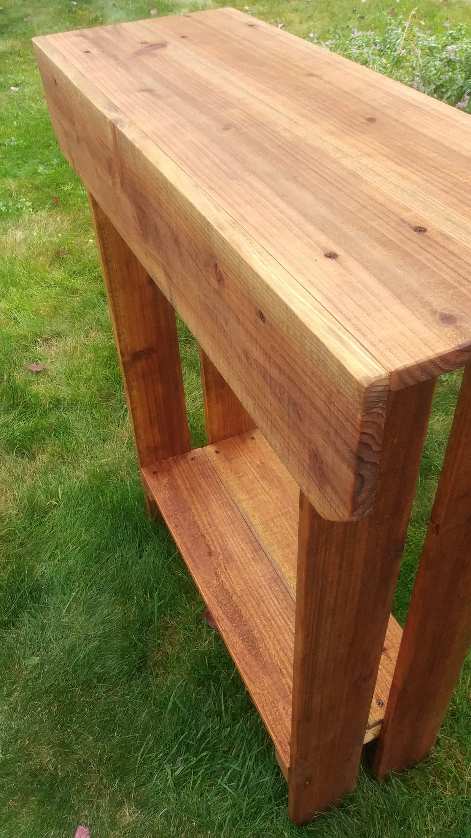Rustic Cedar Entry Way / Console Table | Etsy