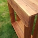 Rustic Cedar Entry Way / Console Table - Etsy