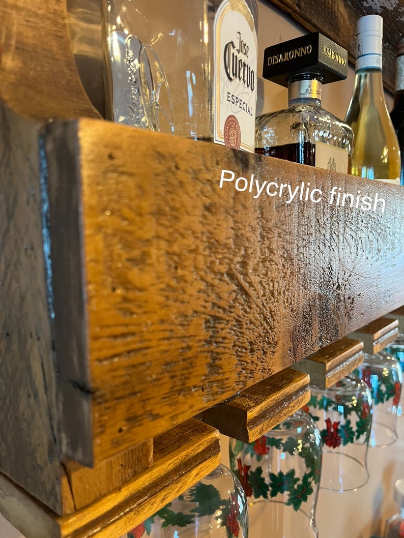 Reclaimed Barn Wood Wine Rack - Etsy