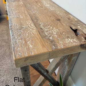 Rustic, Reclaimed Barn Wood Console Table. Custom Sizes and Finishes ...