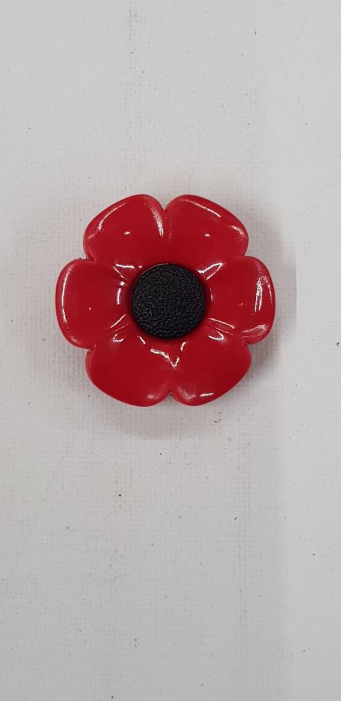 38mm poppy buttons Haberdashery | Etsy