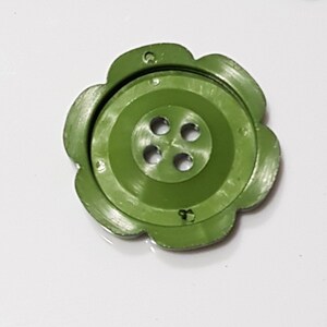 Extra Large Flower Buttons X 5 63mm Haberdashery - Etsy UK