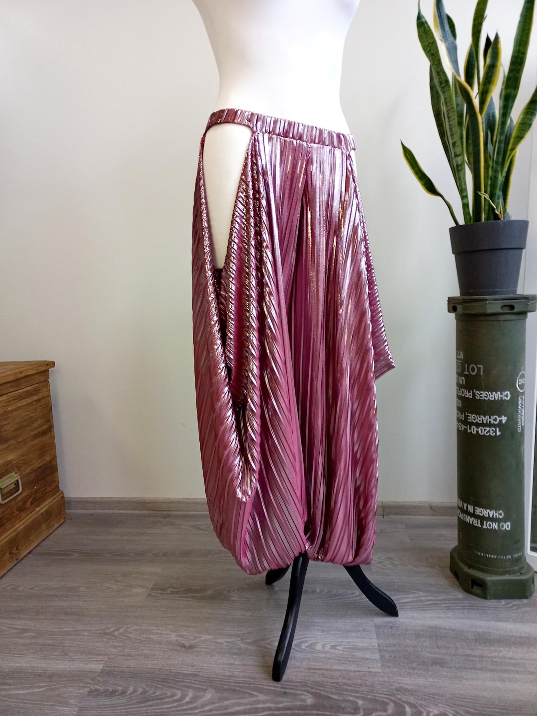 Burgundy Harem Pants, Dar Red Belly Dance Pantaloons, Tribal Fusion ...