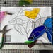 Stained Glass Pattern Battle Betta Fish Suncatcher - Etsy