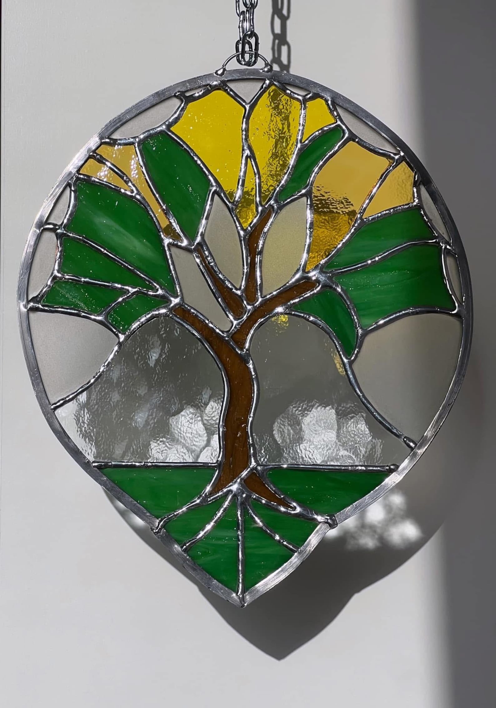 Stained Glass Pattern Tree of Life Suncatcher - Etsy