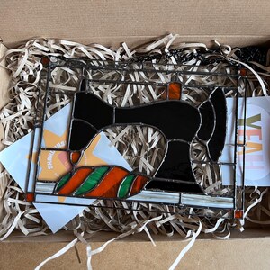 Stained Glass Pattern Sewing Machine Suncatcher - Etsy