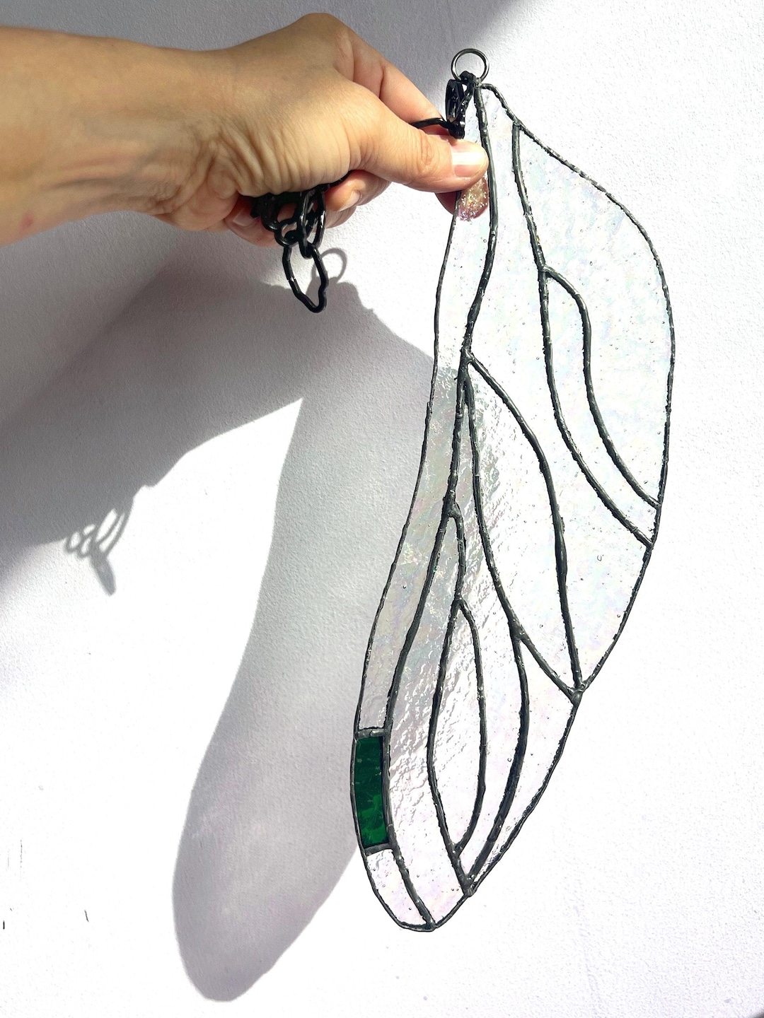 Dragonfly Wing Stained Glass Suncatcher - Etsy
