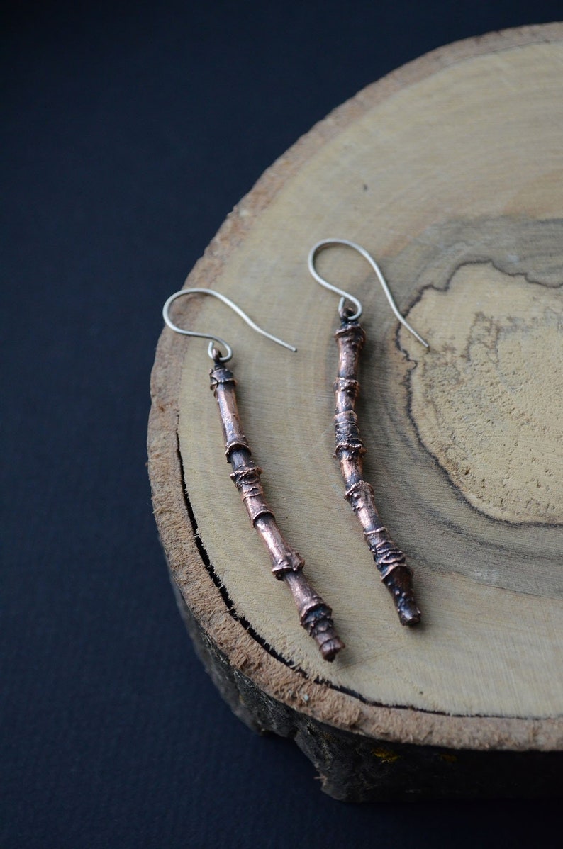 Electroformed Branches Real Branch Jewelry Botanical - Etsy